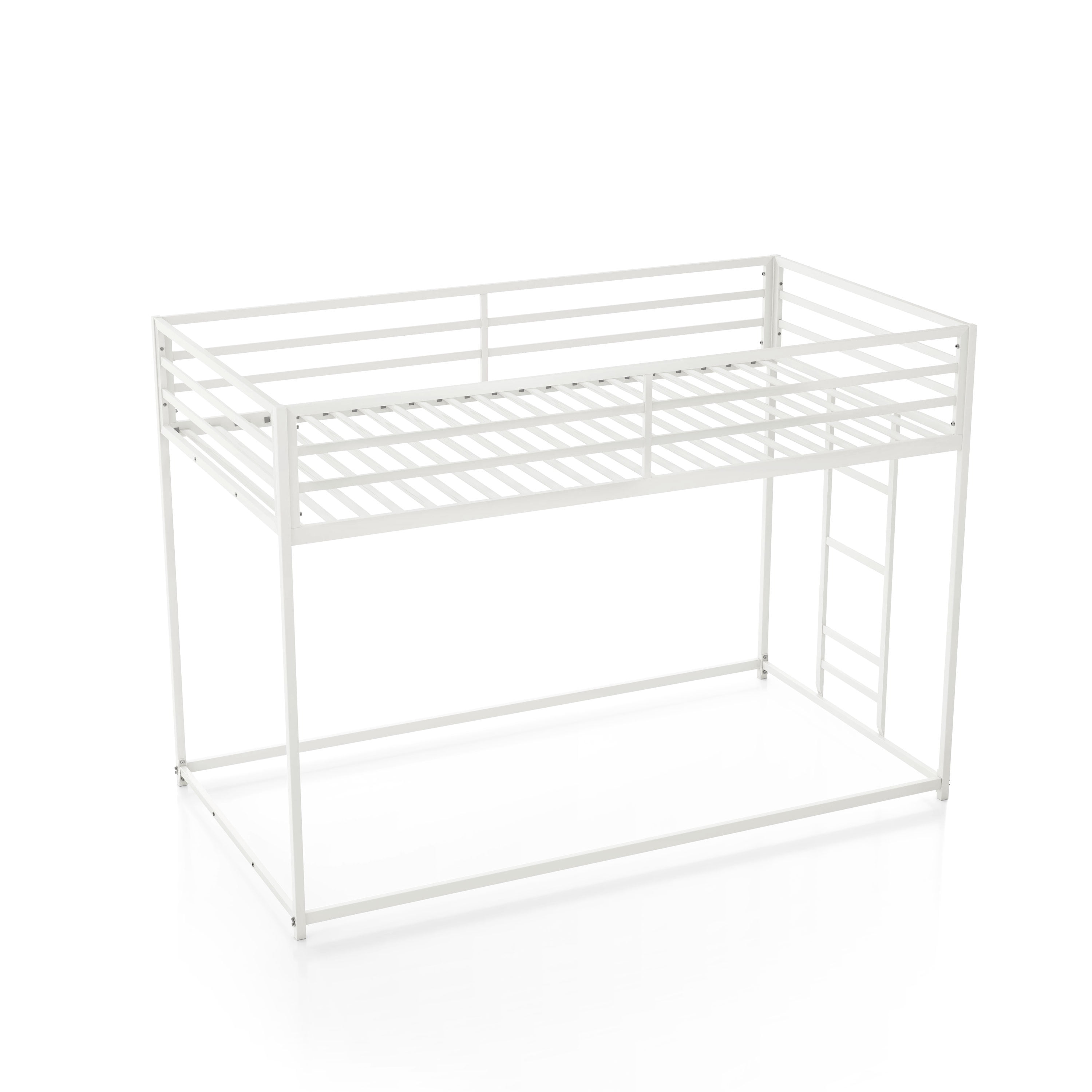 Furniture of America Veric Kids Twin over Twin Low Profile Bunk Bed ...