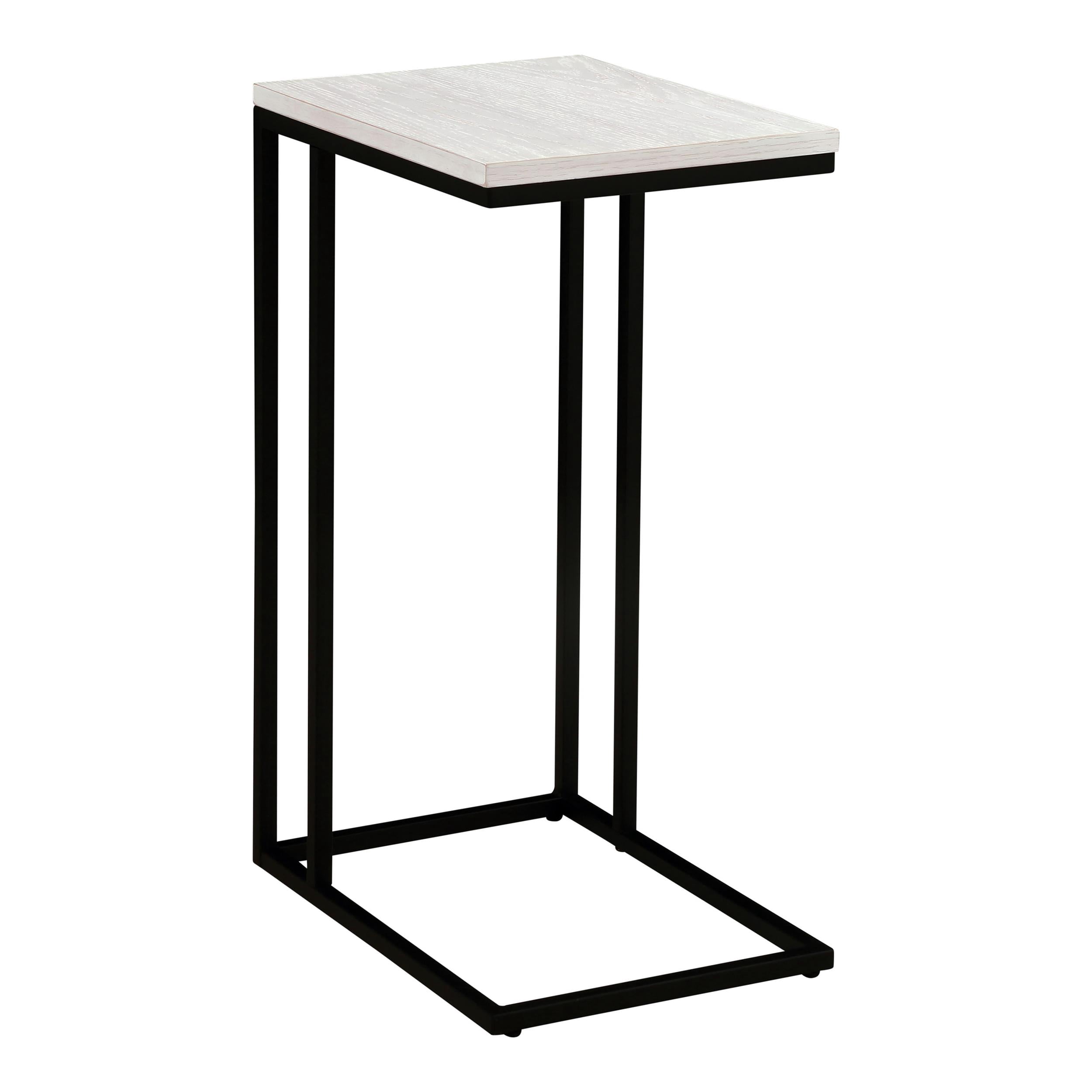 Furniture of America Vidan Rustic Metal C-Shaped Side Table in Antique ...