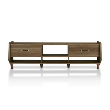 Furniture of America Dixon Rustic Wood 82-Inch TV Stand in Distressed ...