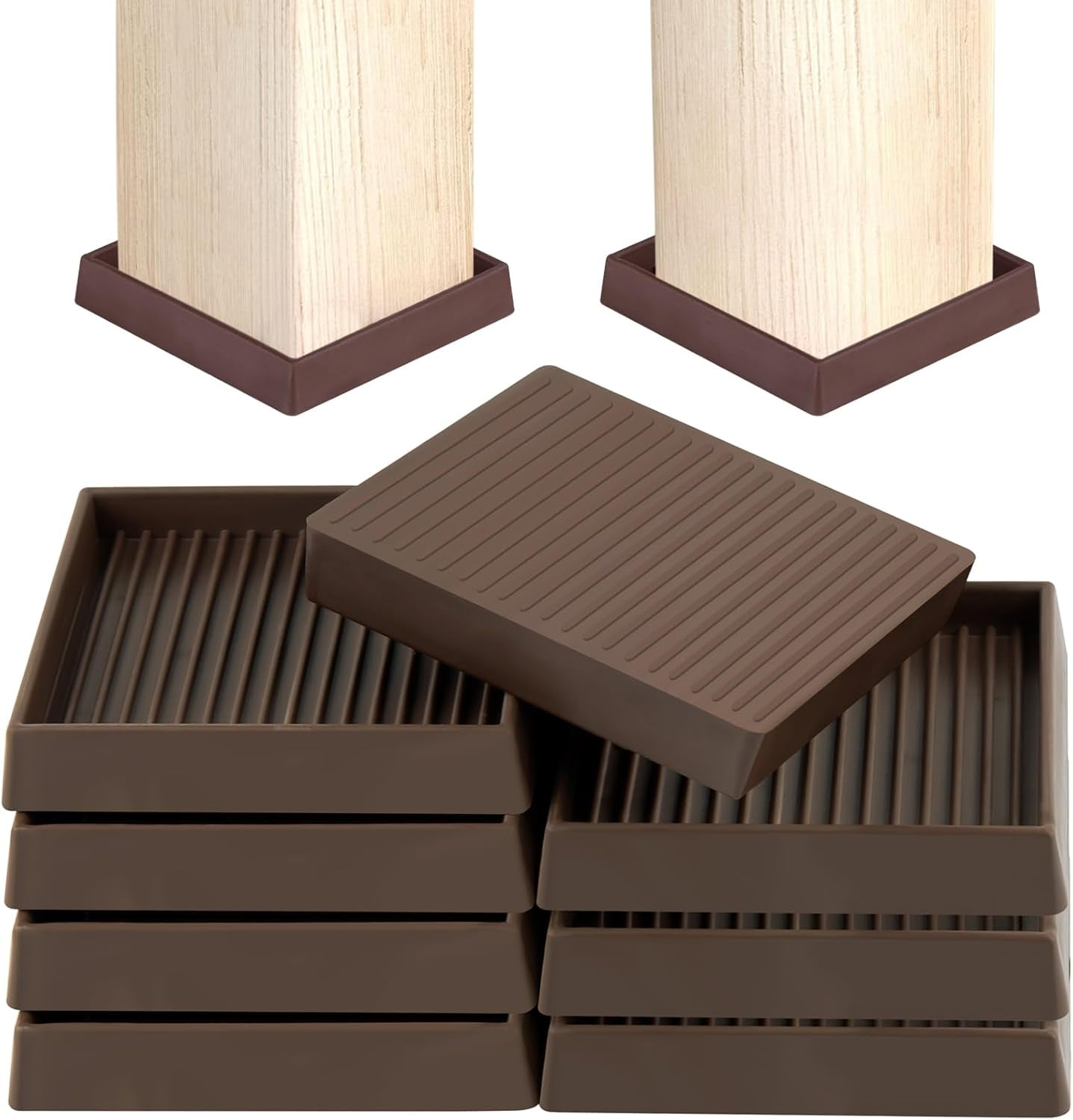 Furniture pads rubber furniture caster cups, anti-sliding furniture ...