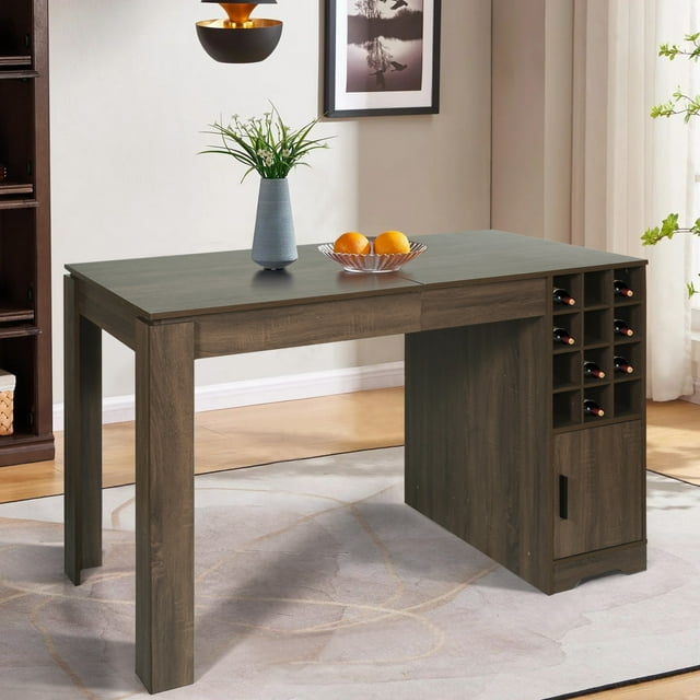 FurnitureR Bar Table Counter Height Dining Table Counter Table with ...
