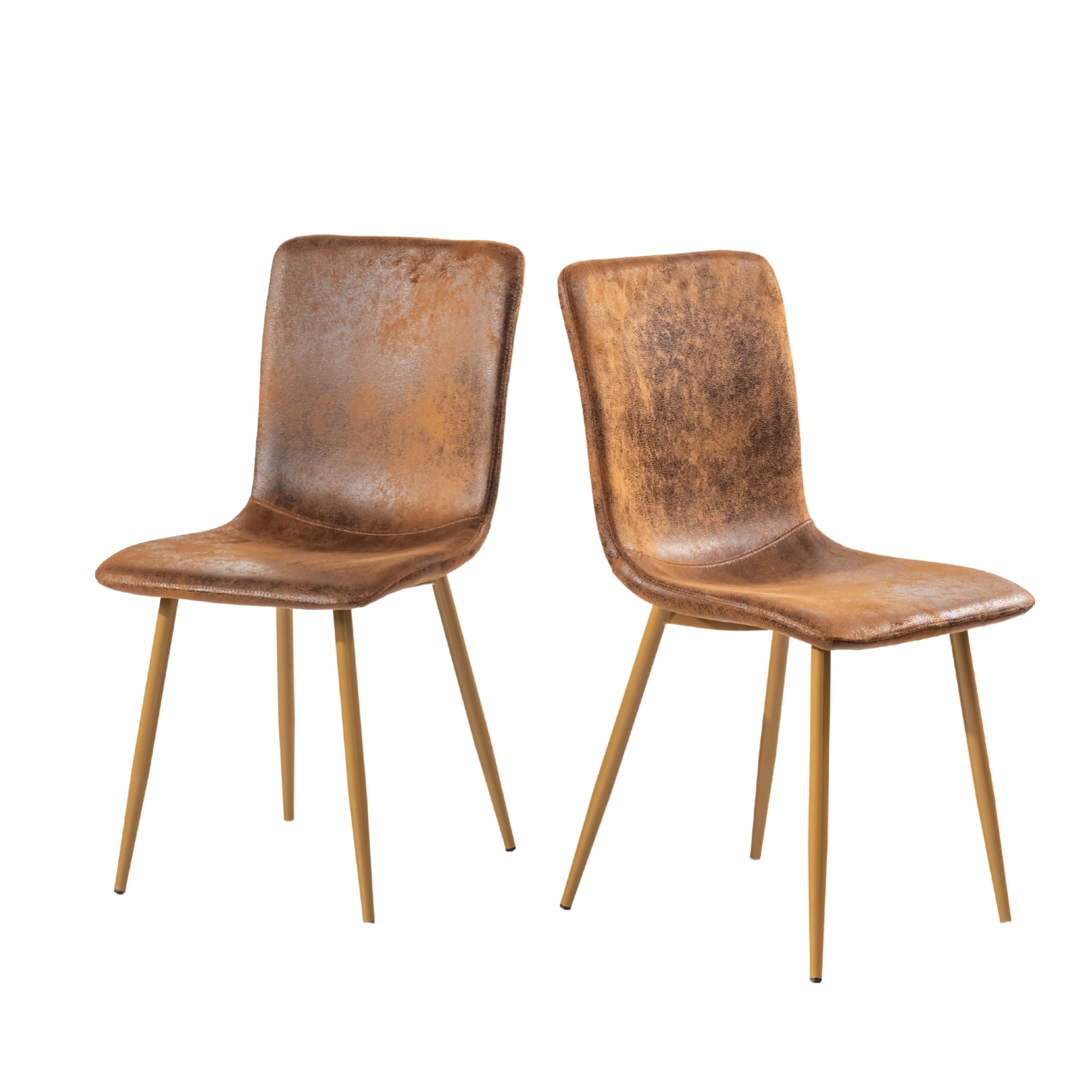 FurnitureR Modern High Back Accent Chair with Armrests, Ergonomic Suede ...