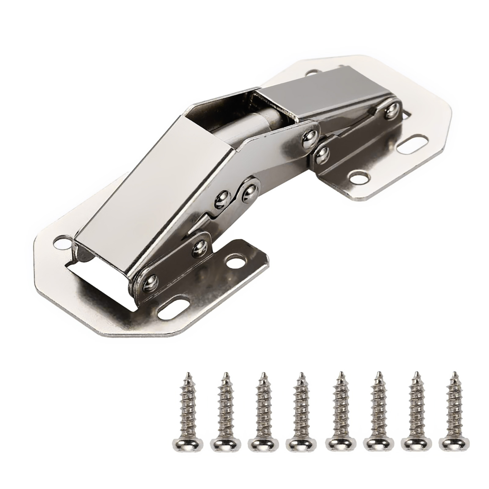 Furniware 10-Pack, Easy-Install, 90-Degree Hinges, Cold Rolled Steel ...