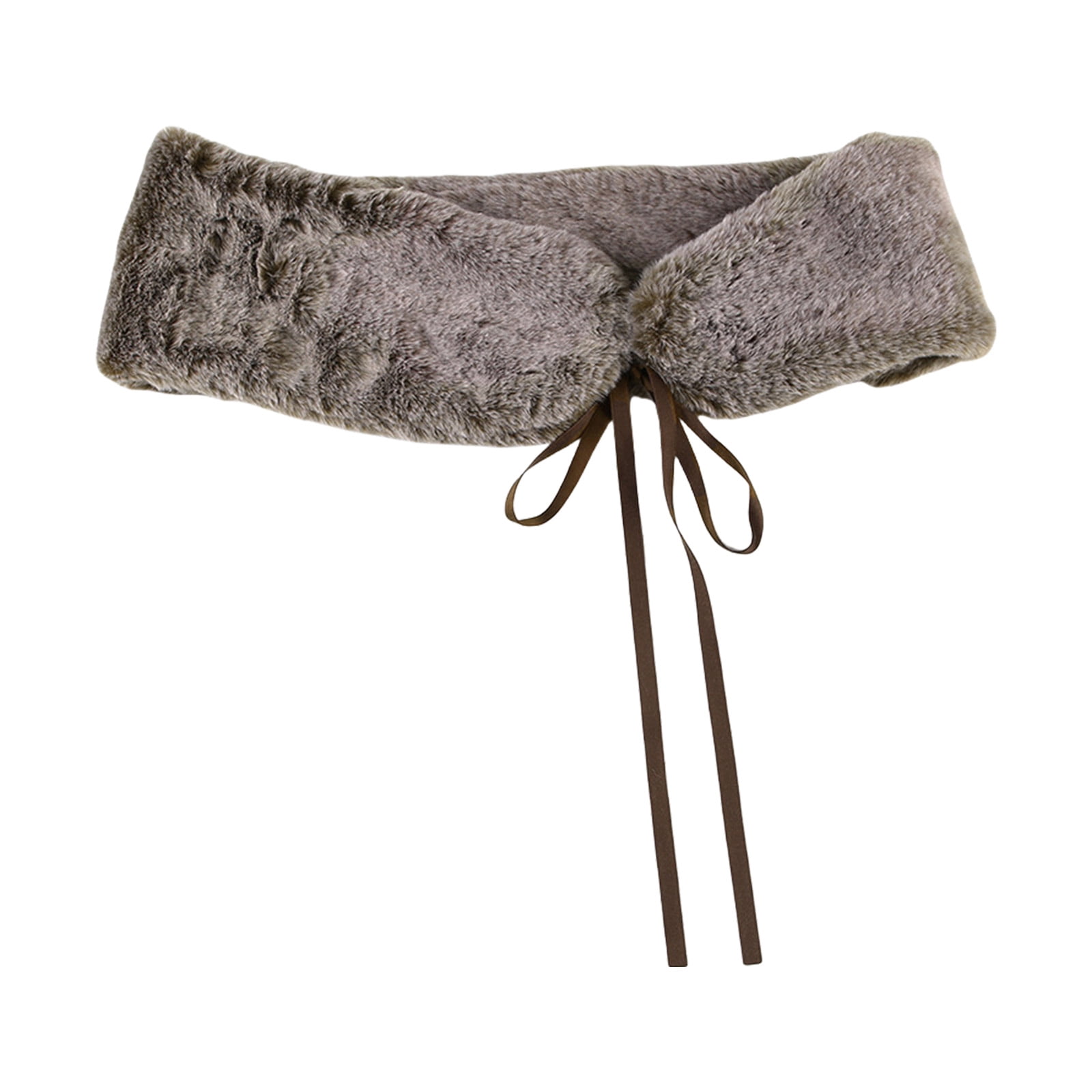 Furred Waist Belt Traditional Plush Luxurious Look for Female Outfits ...
