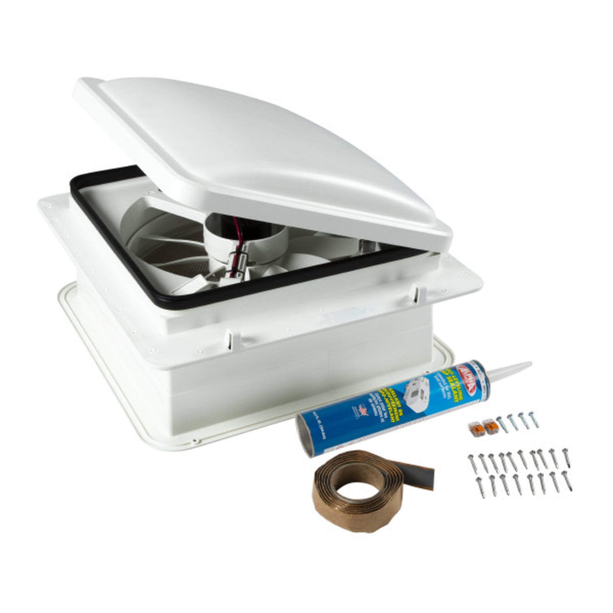 Furrion RV Roof Vent Fan - 14 Size - White - Walmart.com