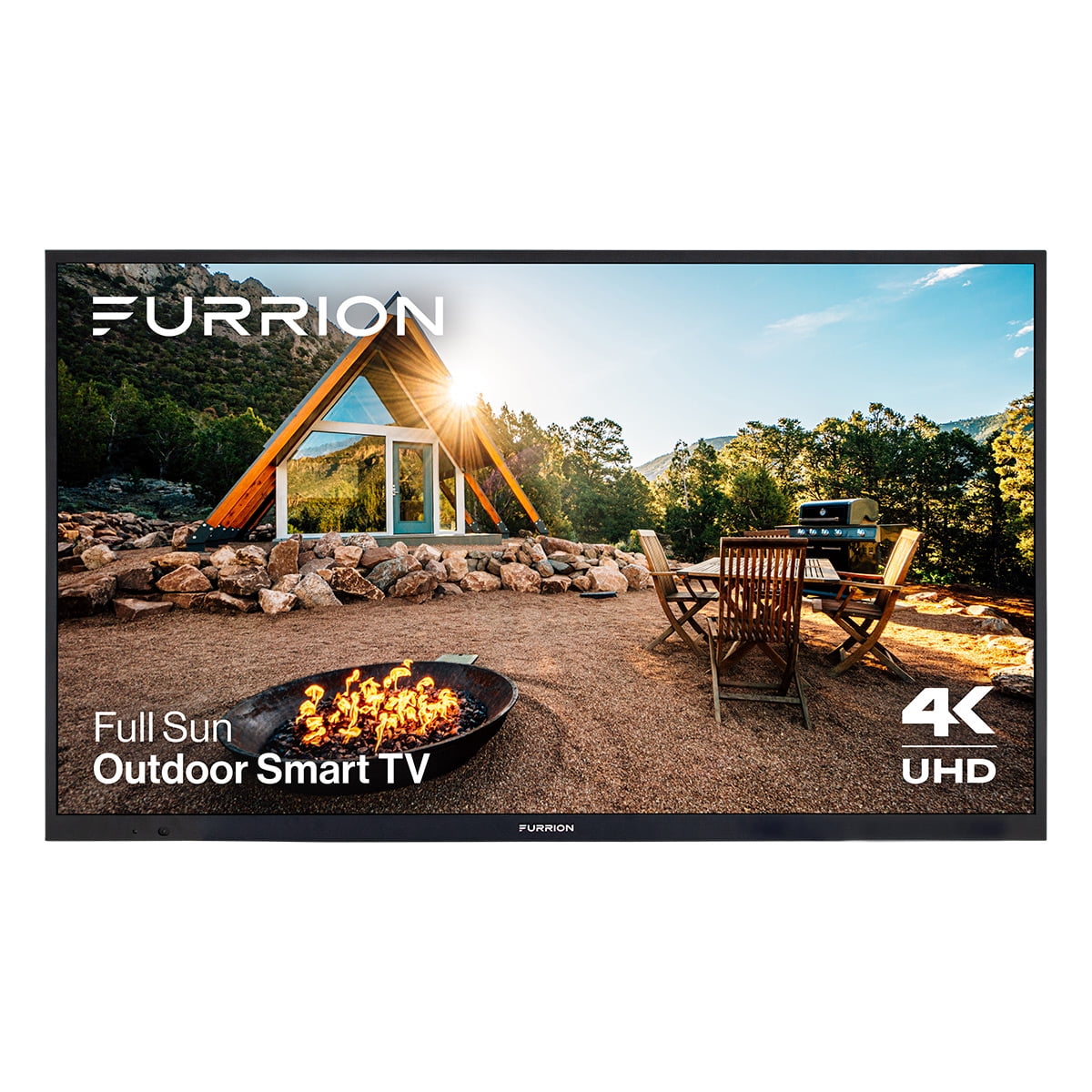 "Furrion Aurora 65"" 4K UHD LED Outdoor Smart TV - IP54 Rated Weatherproof & Anti-Glare Screen ...