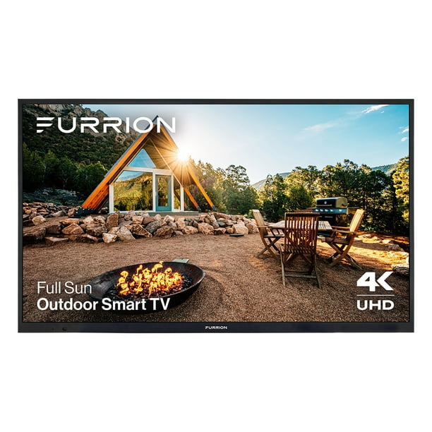 Furrion Aurora 65" Full Sun Smart 4K Ultra-High Definition LED Outdoor TV with IP54 Weatherproof ...