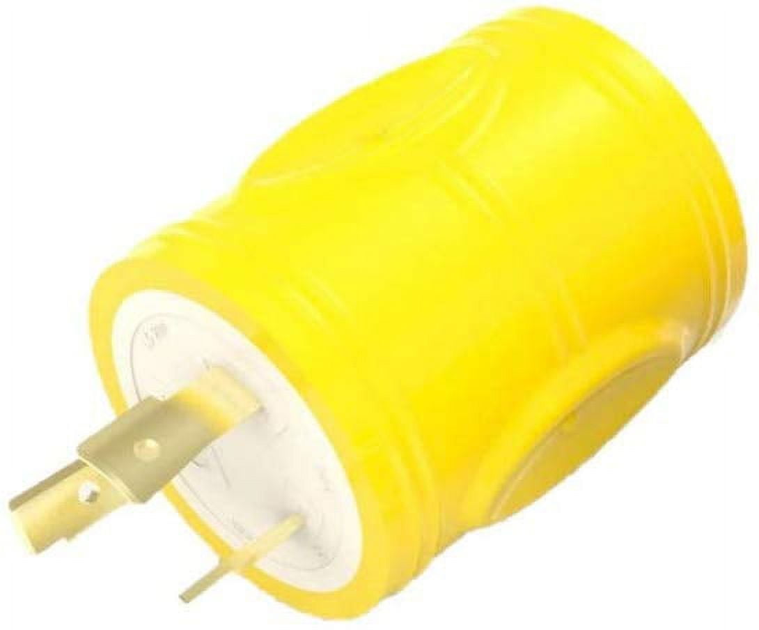 Furrion F3120AD-RY Yellow 20A Connector to 30A Plug One-Piece Adapter ...
