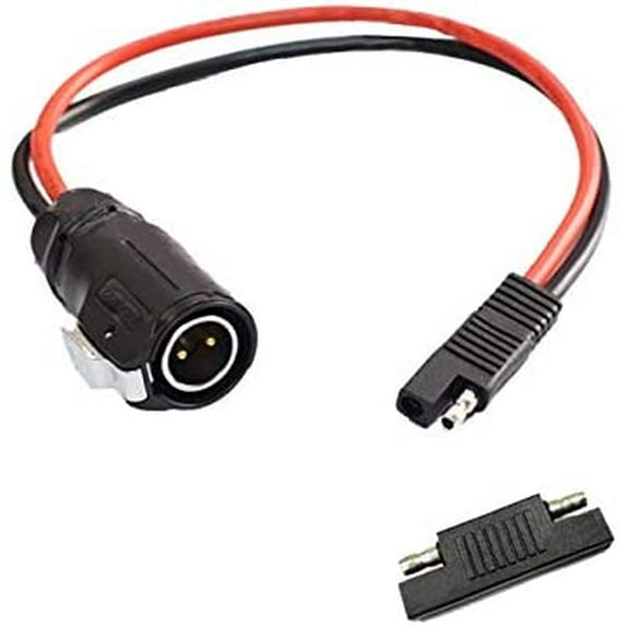 Furrion10AWG 2 Pin Power Industrial Circular Connector to SAE Adapter ...
