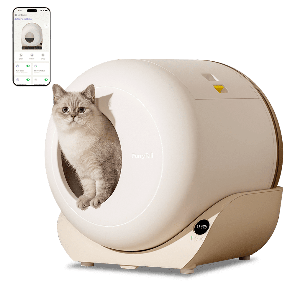 FurrryTail Automatic cat litter box pro - Walmart.com