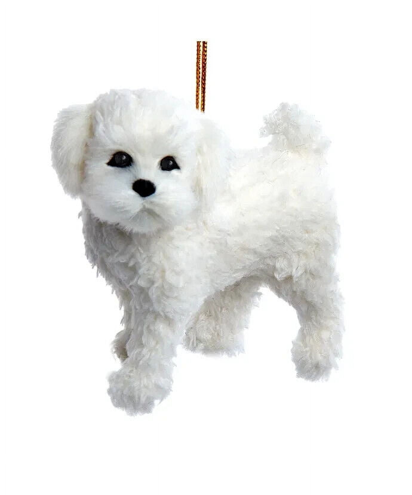 Furry BICHON FRISE Dog Breed Christmas Ornament, by Kurt Adler ...