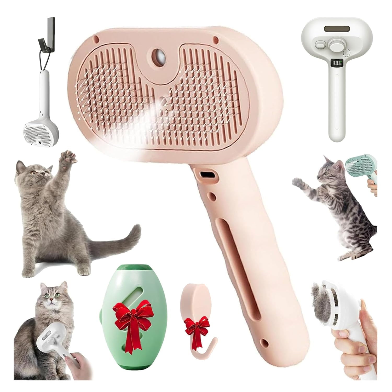 Furry Basics Brush, Furry Basics Pet Grooming Brush, Furrybasics Pet Grooming Brush, 3-in-1 Self ...