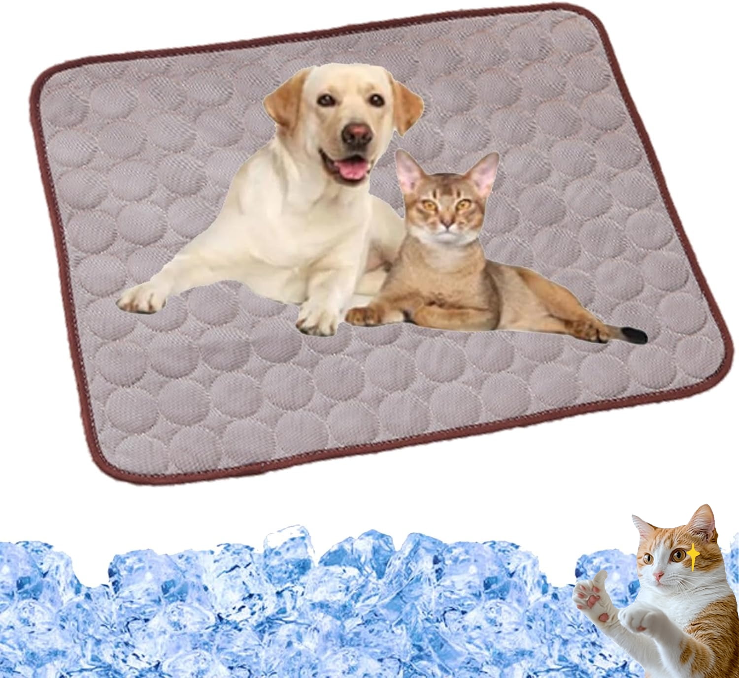 Furry Basics Dog Cooling Mat, Furrybasics Coolingmat, Summer Indoor Dog ...