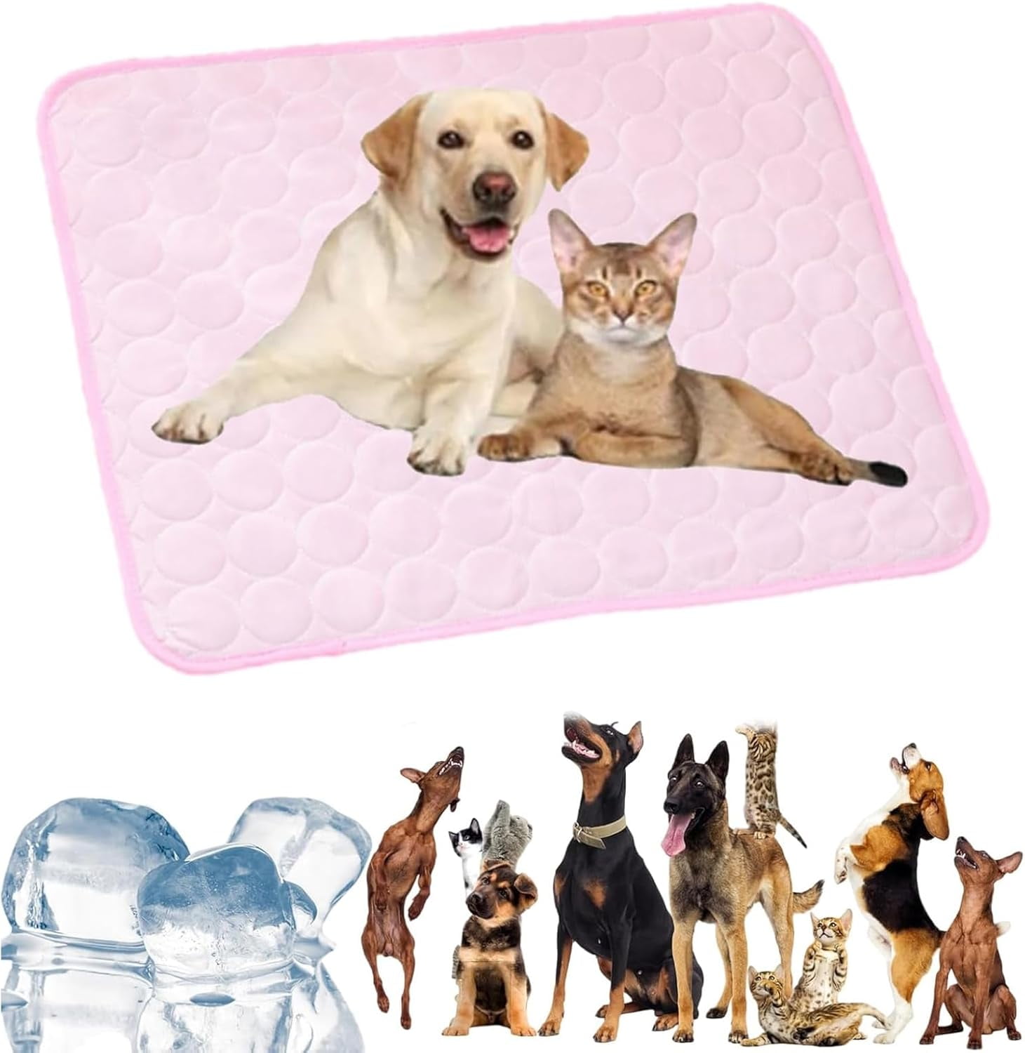 Furry Basics Dog Cooling Mat, Furrybasics Coolingmat, Summer Indoor Dog ...