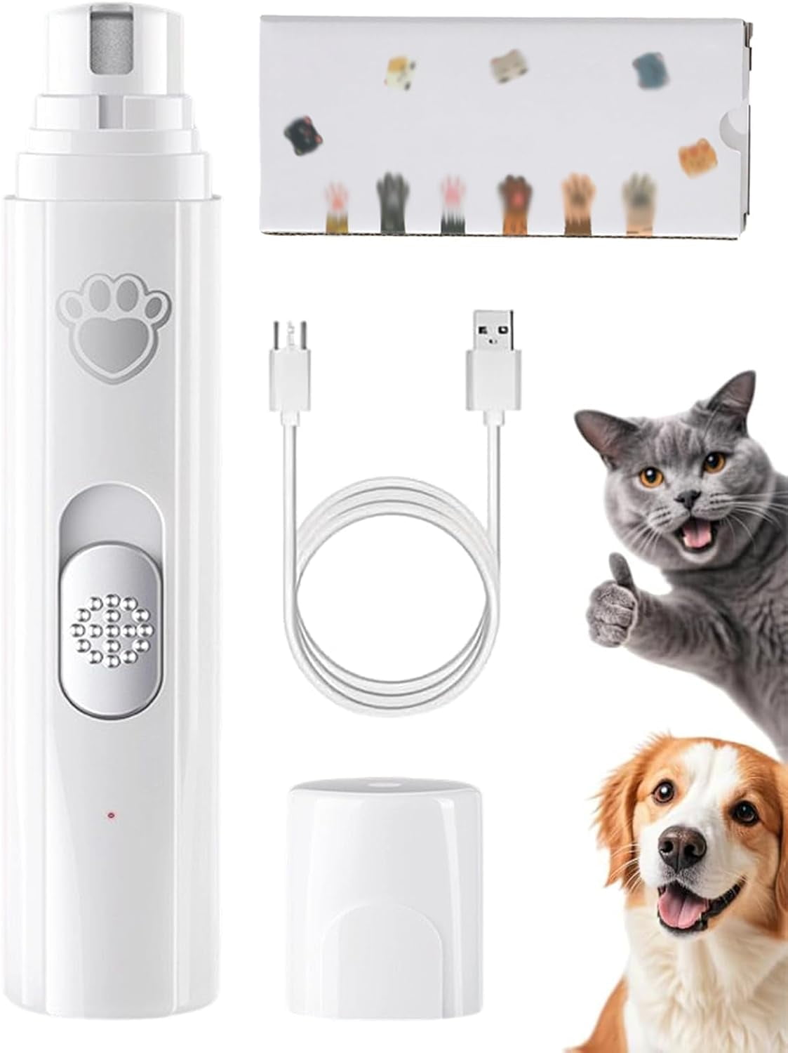 Furry Basics Paw Trimmer, Furrybasics Silent Paws Pro, Electric Dog ...