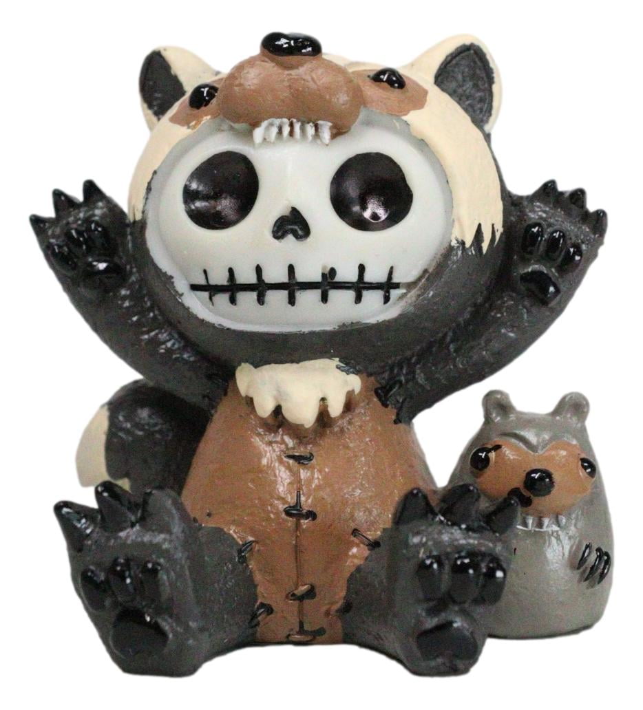 Furry Bones Hugh The Skunk Bear Wolverine Voodoo Skeleton Figurine ...