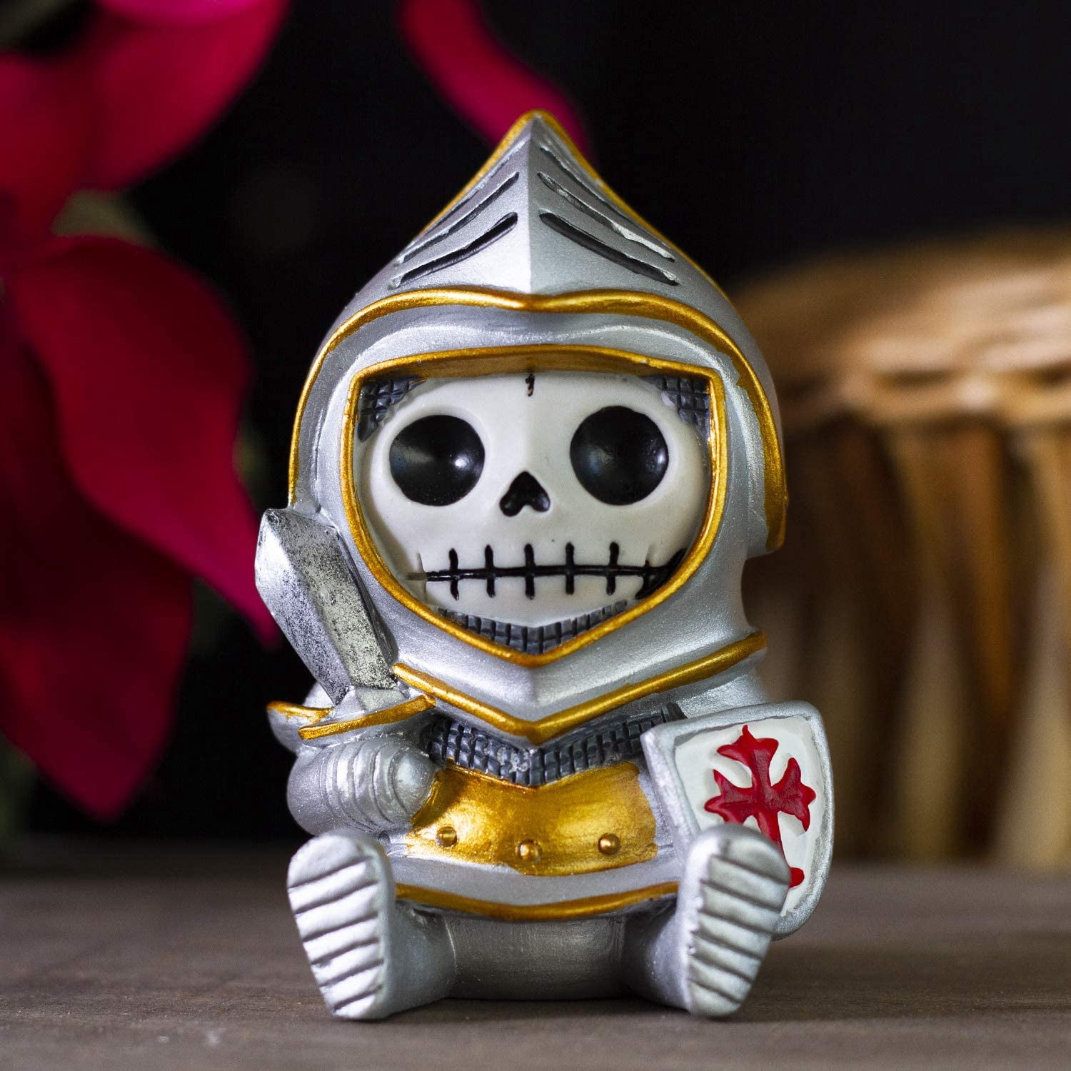 Furry Bones Medieval Suit of Armor Knight Sir Kay Skeleton Figurine ...