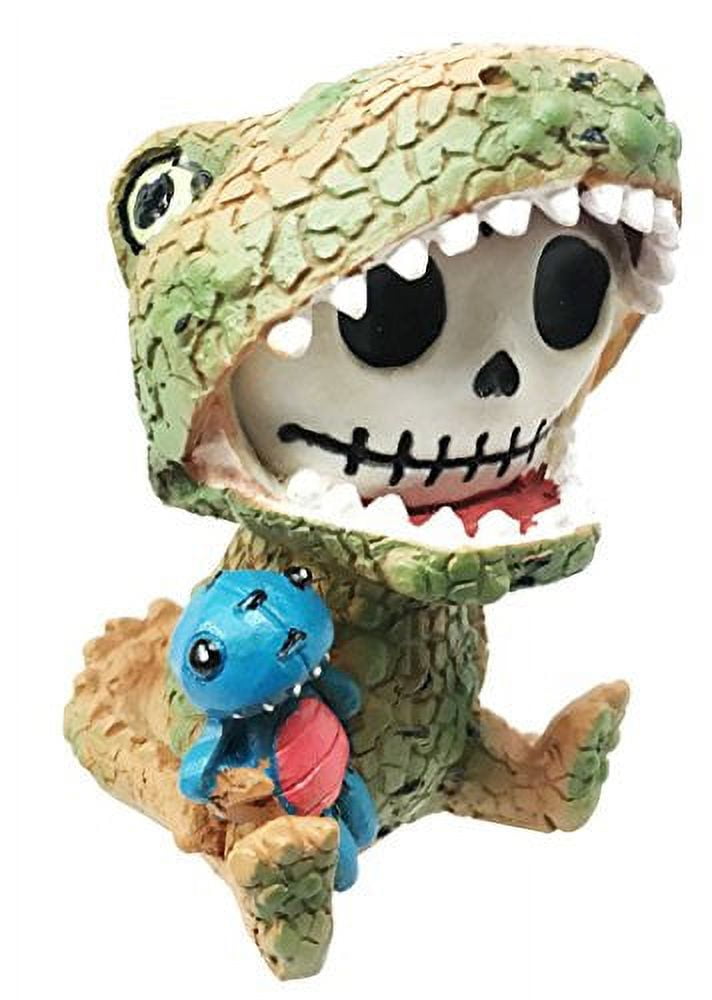 Furry Bones Tyrannosaurus Rex Dinosaur Costume Skeleton Monster Sit Up ...