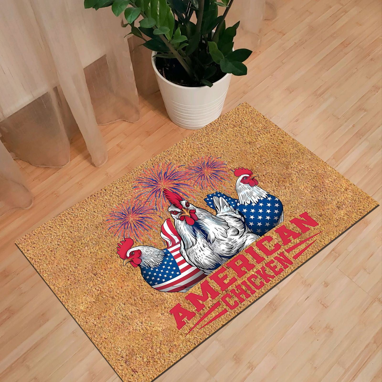 Furry Carpet Non Shedding Bedroom abstract Nursery Room Independence ...