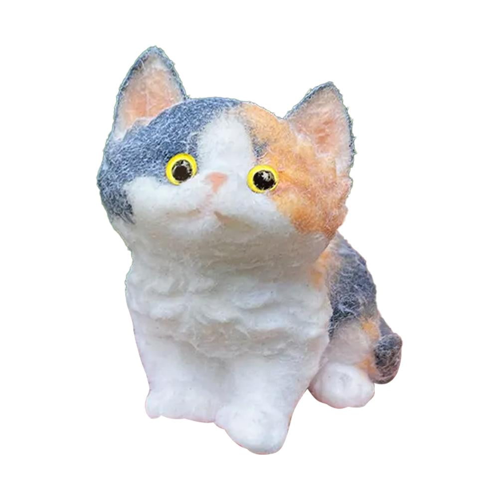 Furry Cat Stress Relieve Decompression Anti Stress Toy cat Toys Cute ...