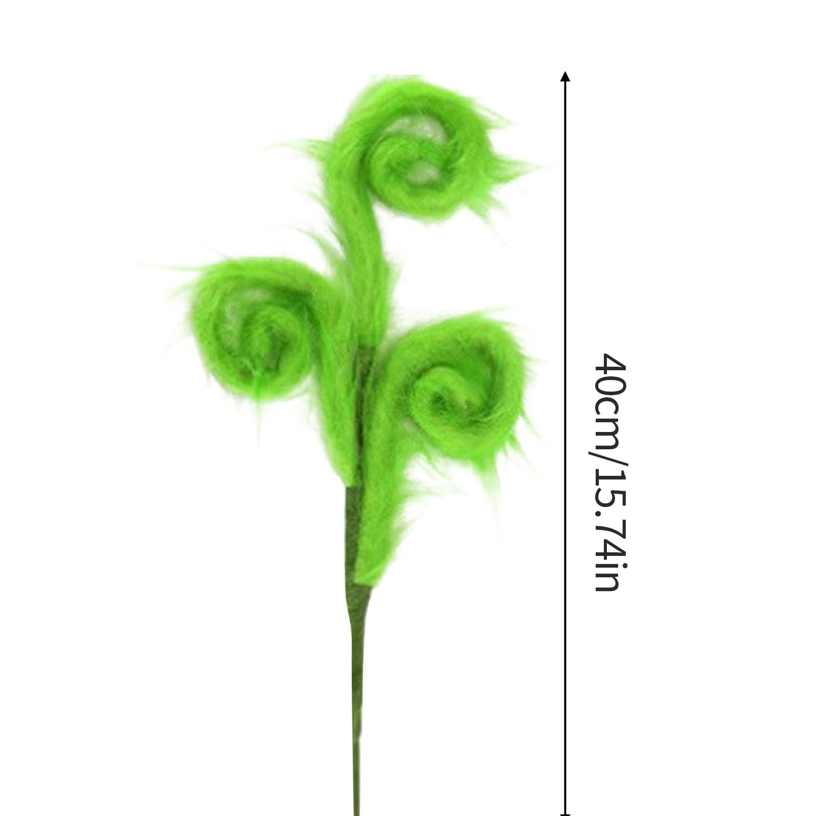 Furry Christmas Tree Picks 16 Inch Furry Spiral Curly Sprays Stems ...