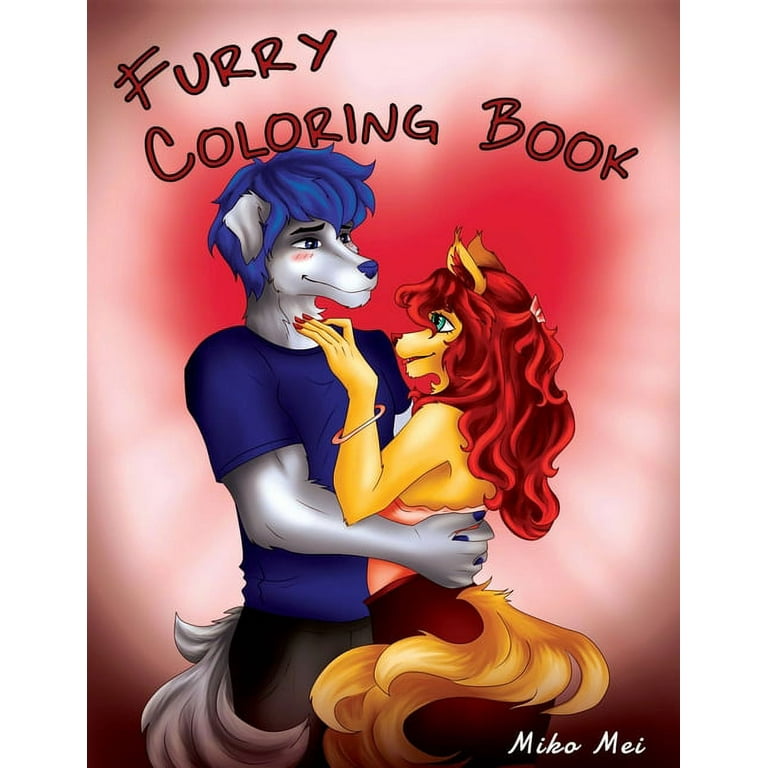 anime furry coloring pages