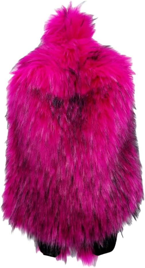 Furry Daypack Plush Shoulder Bag Women Small Faux Fur Backpack for ...