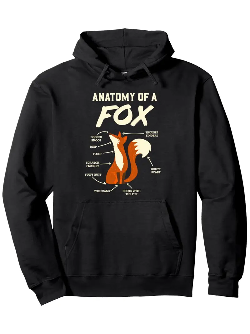 Furry Design Dissects a Fox Dragon Monster Pullover Hoodie - Walmart.com