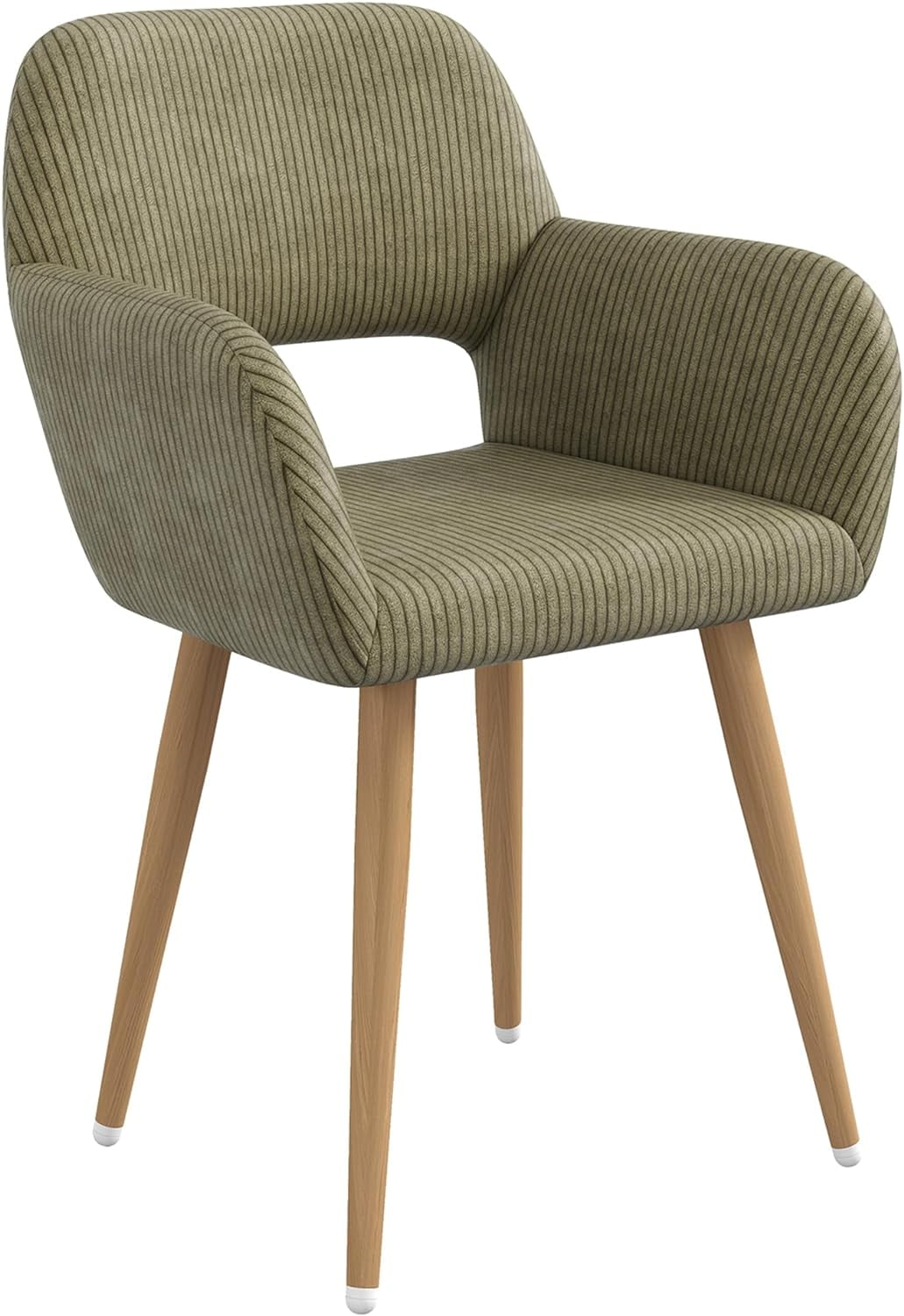 Furry Desk Chair Office Chair Without Wheels Faux Fur Vanity Chair with ...