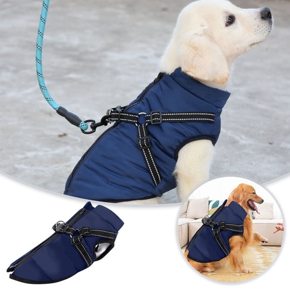 Furry Dog Winter Coat Furry Winter Pet Jacket Furry Dog Coat Windproof ...