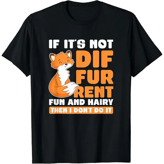 Furry Fandom Furries Fursona Fursuit Club Costume Graphic Unisex T-Shirt, up to Size 5XL ...