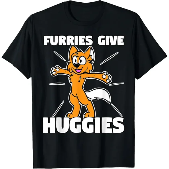 Furry Fandom Furries Give Hugs Cuddle Lover Tee Unisex T-Shirt, up to ...