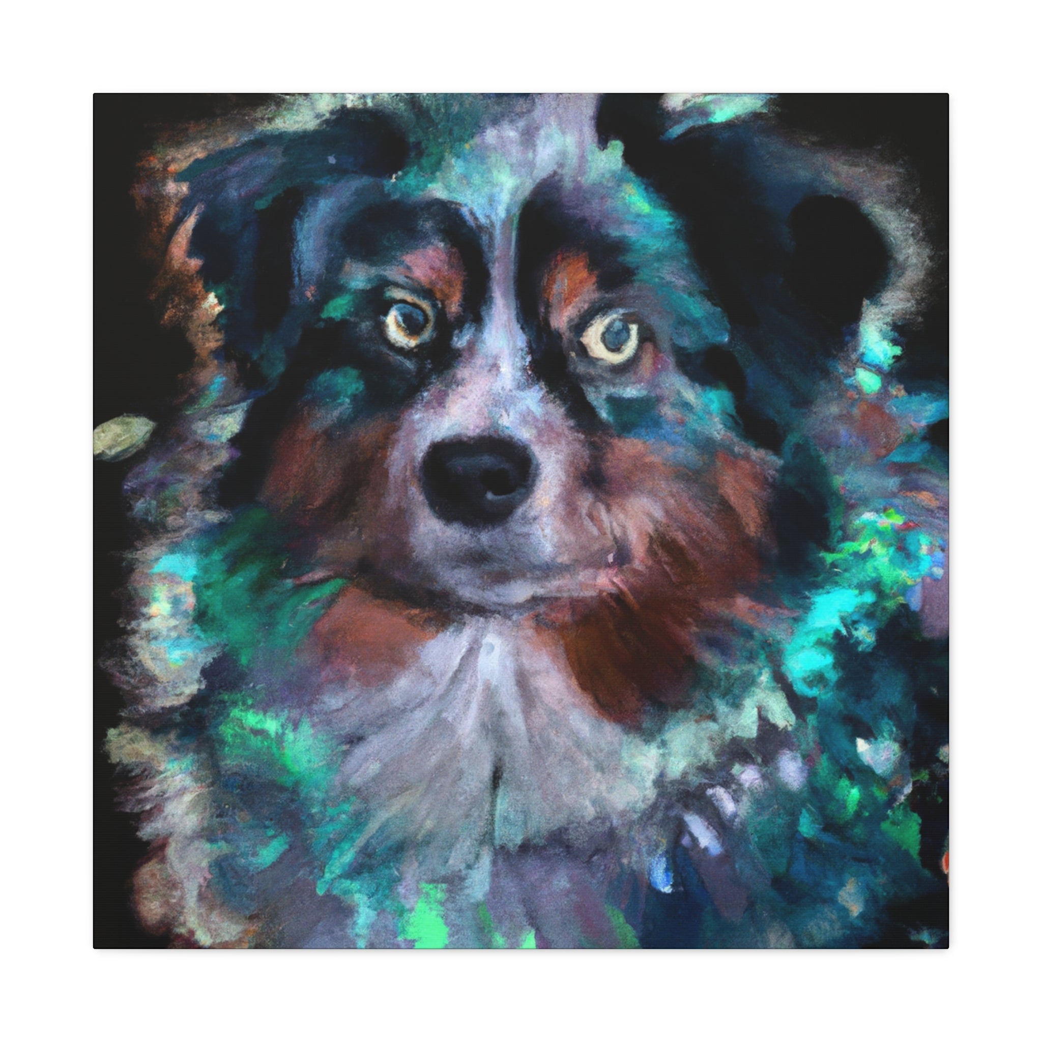 Furry Friend Australian Shepherd - Canvas - Walmart.com