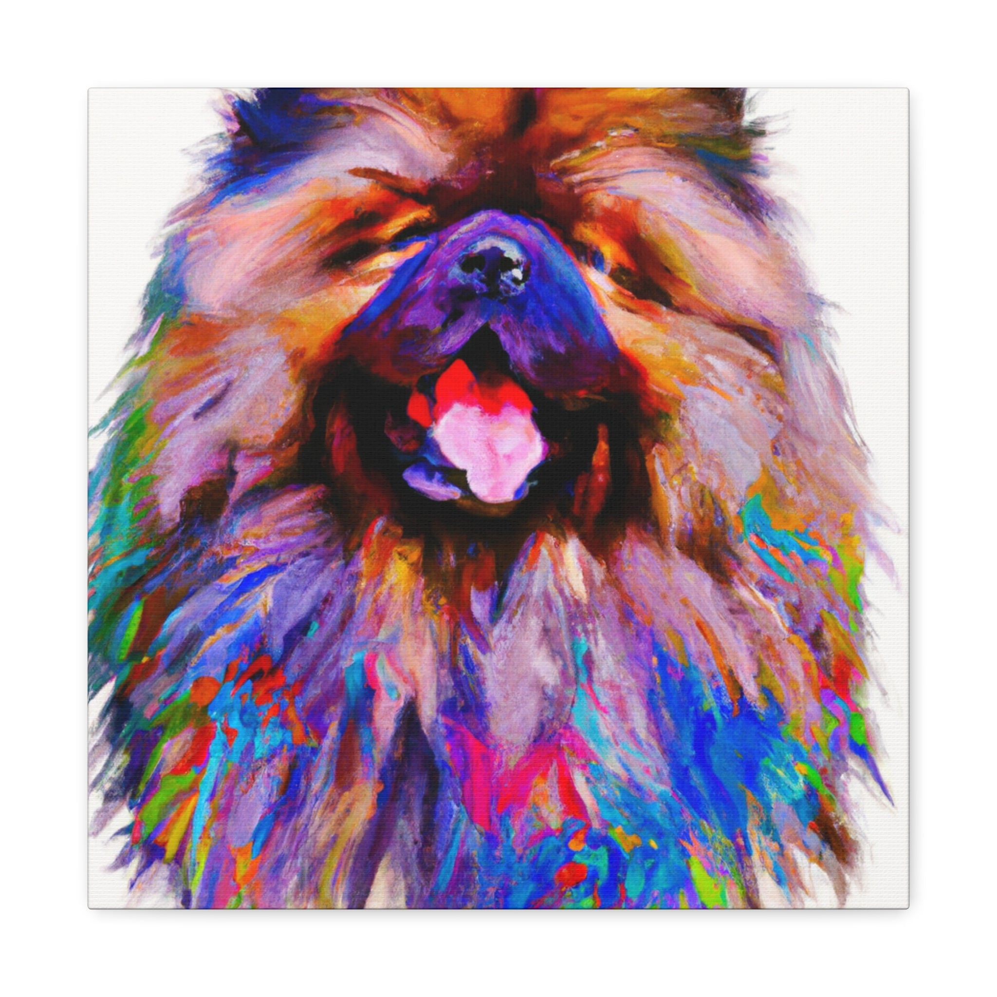 Furry Friend Keeshond - Canvas - Walmart.com