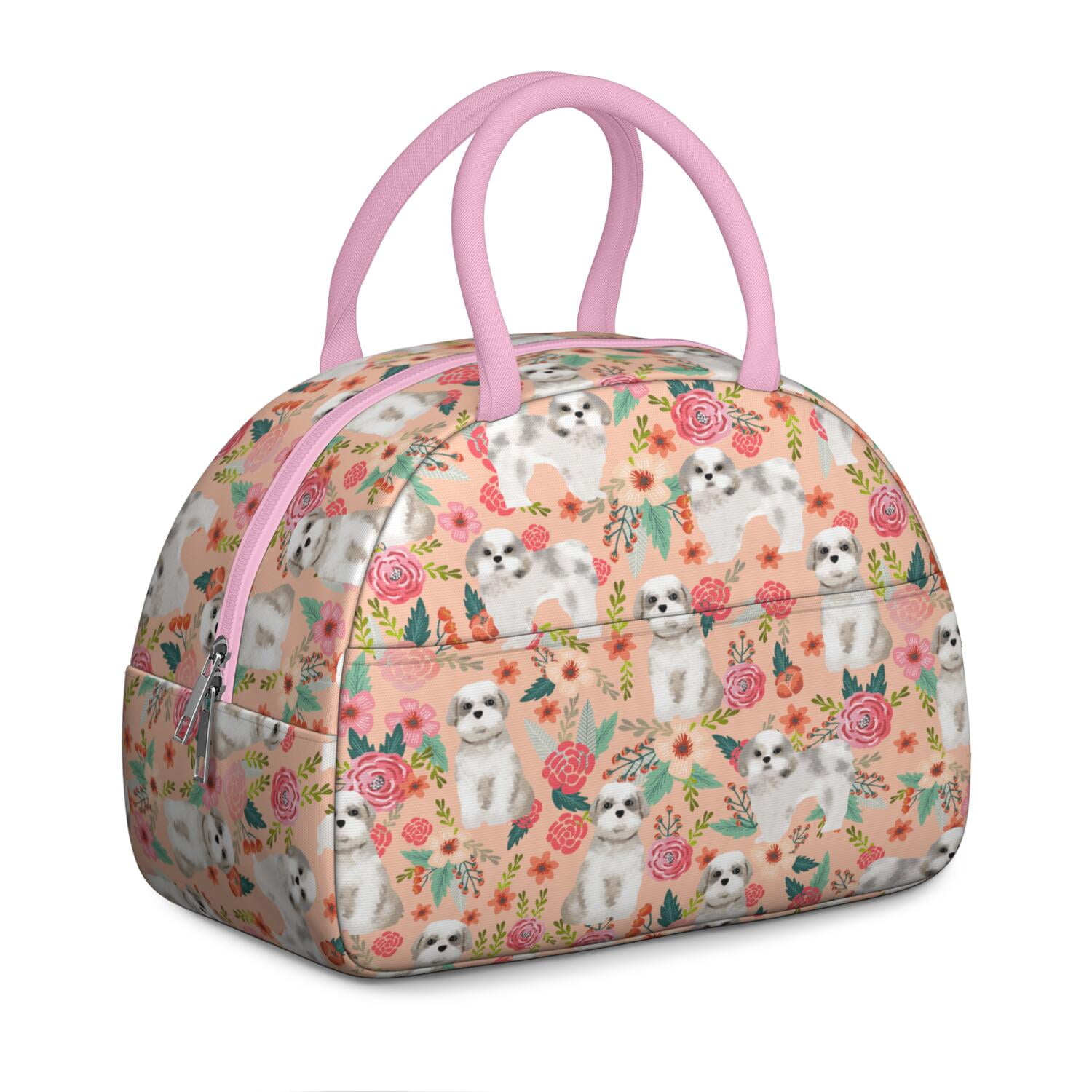 Furry Friend Lunch Bag – Dog and Hearts Pattern for Animal Lovers ...