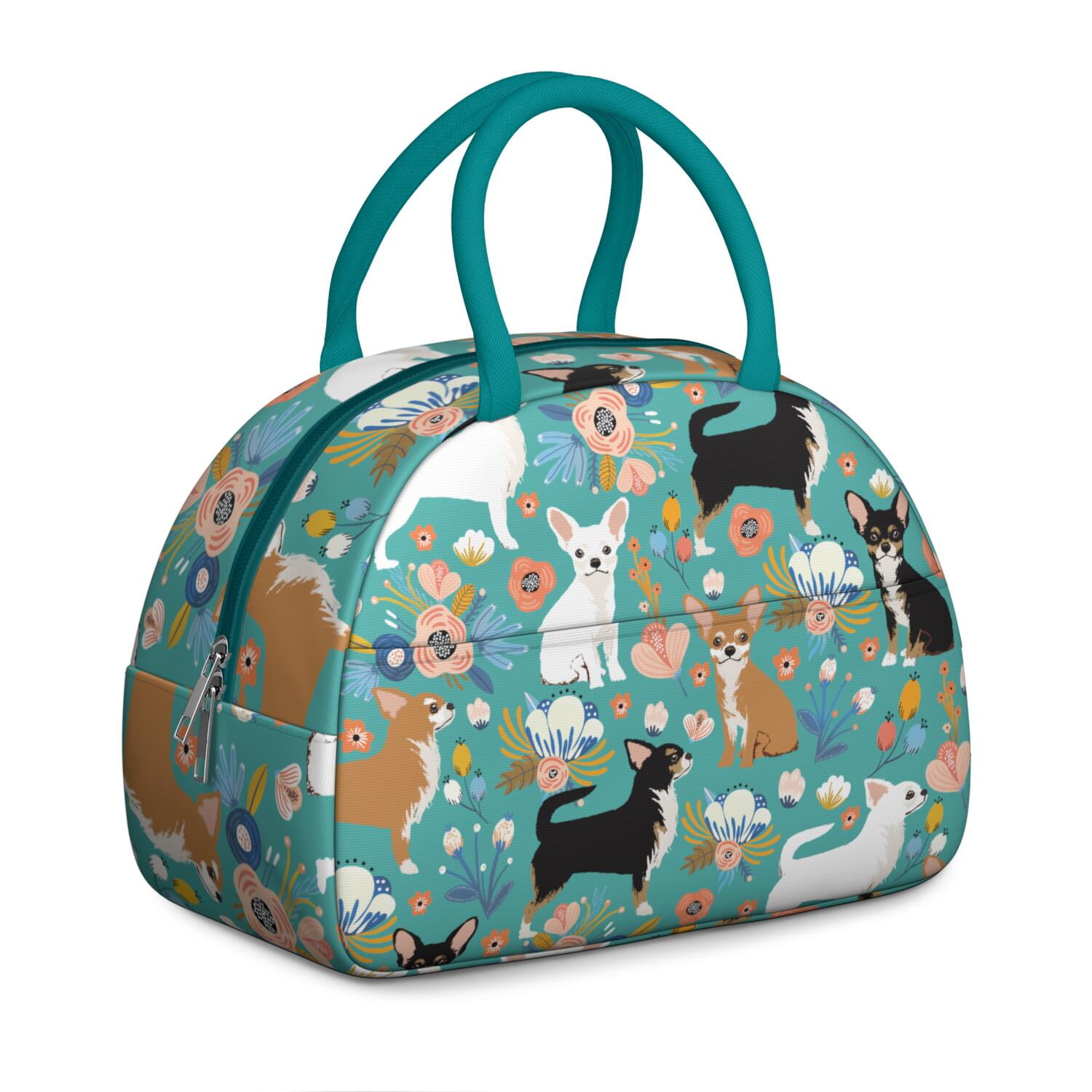Furry Friend Lunch Bag – Dog and Hearts Pattern for Animal Lovers ...