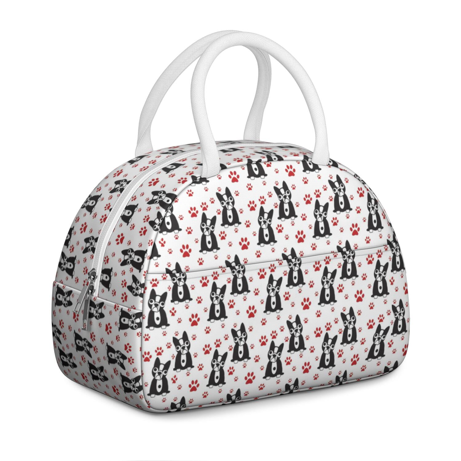 Furry Friend Lunch Bag – Dog and Hearts Pattern for Animal Lovers ...