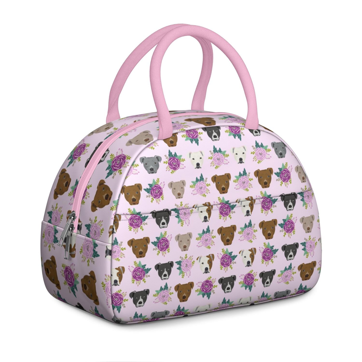 Furry Friend Lunch Bag – Dog and Hearts Pattern for Animal Lovers ...
