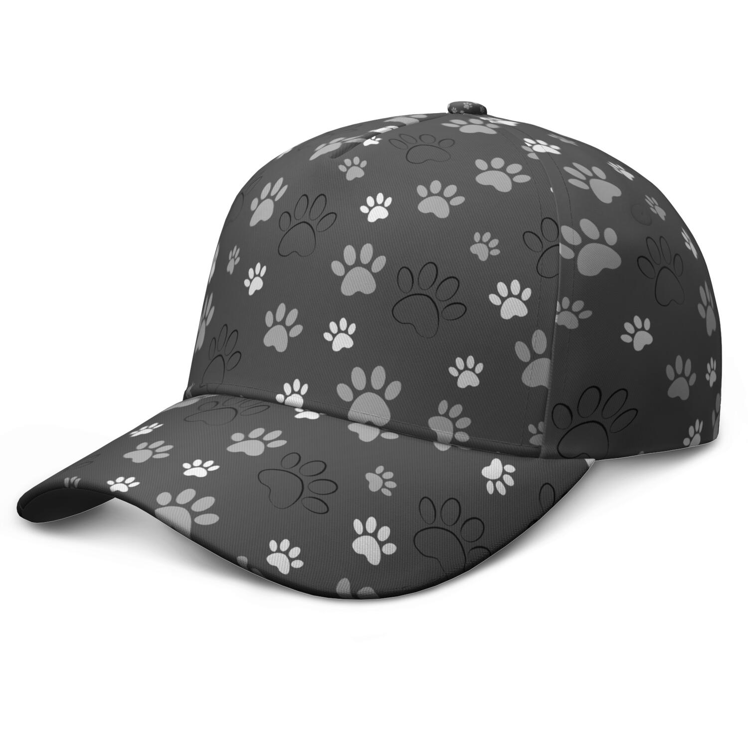 Furry Friend Snapback - Minimalist Dog Illustration Casual Outdoor Hat ...