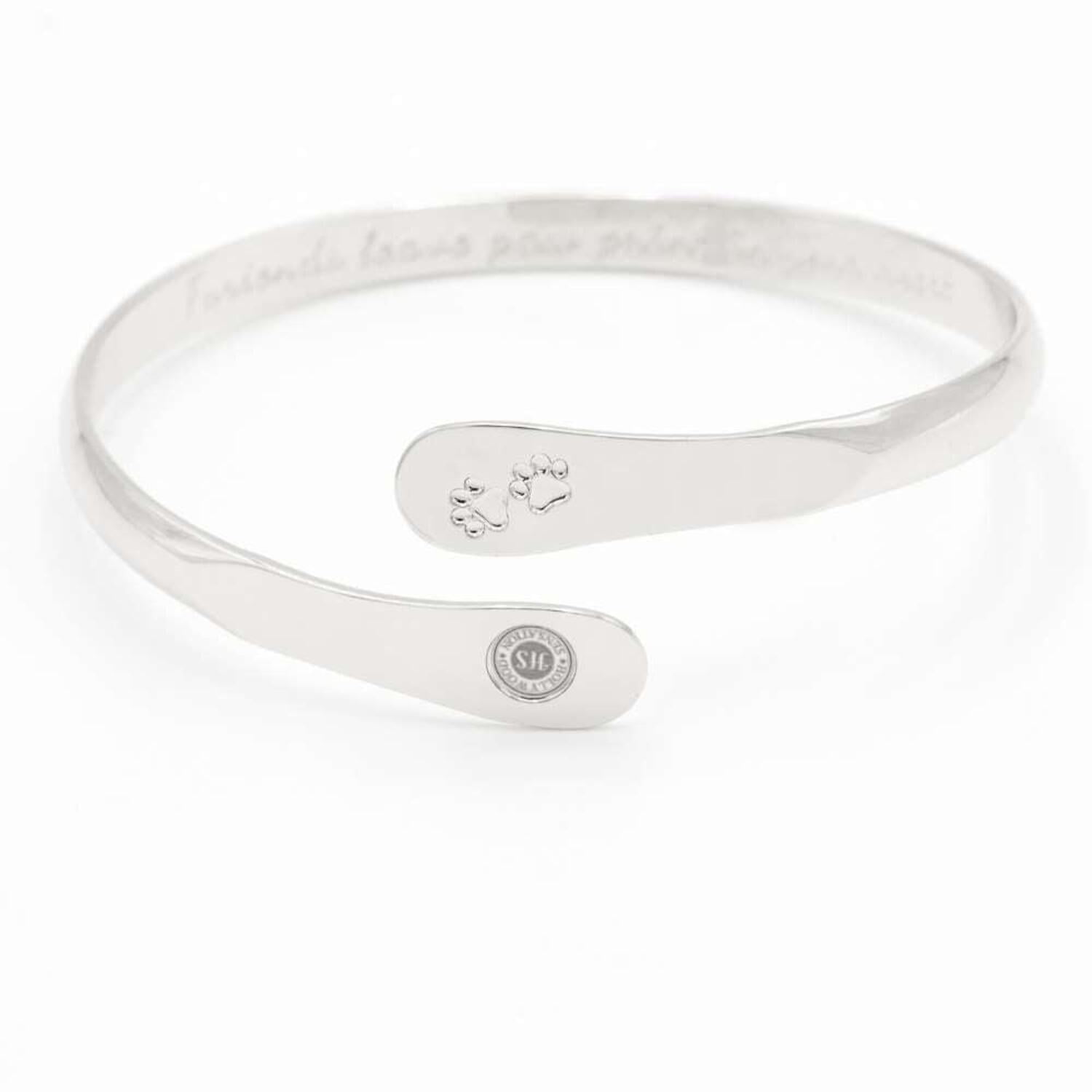 Furry Friends Bracelets, Engraved Furiends leave paw print in your ...