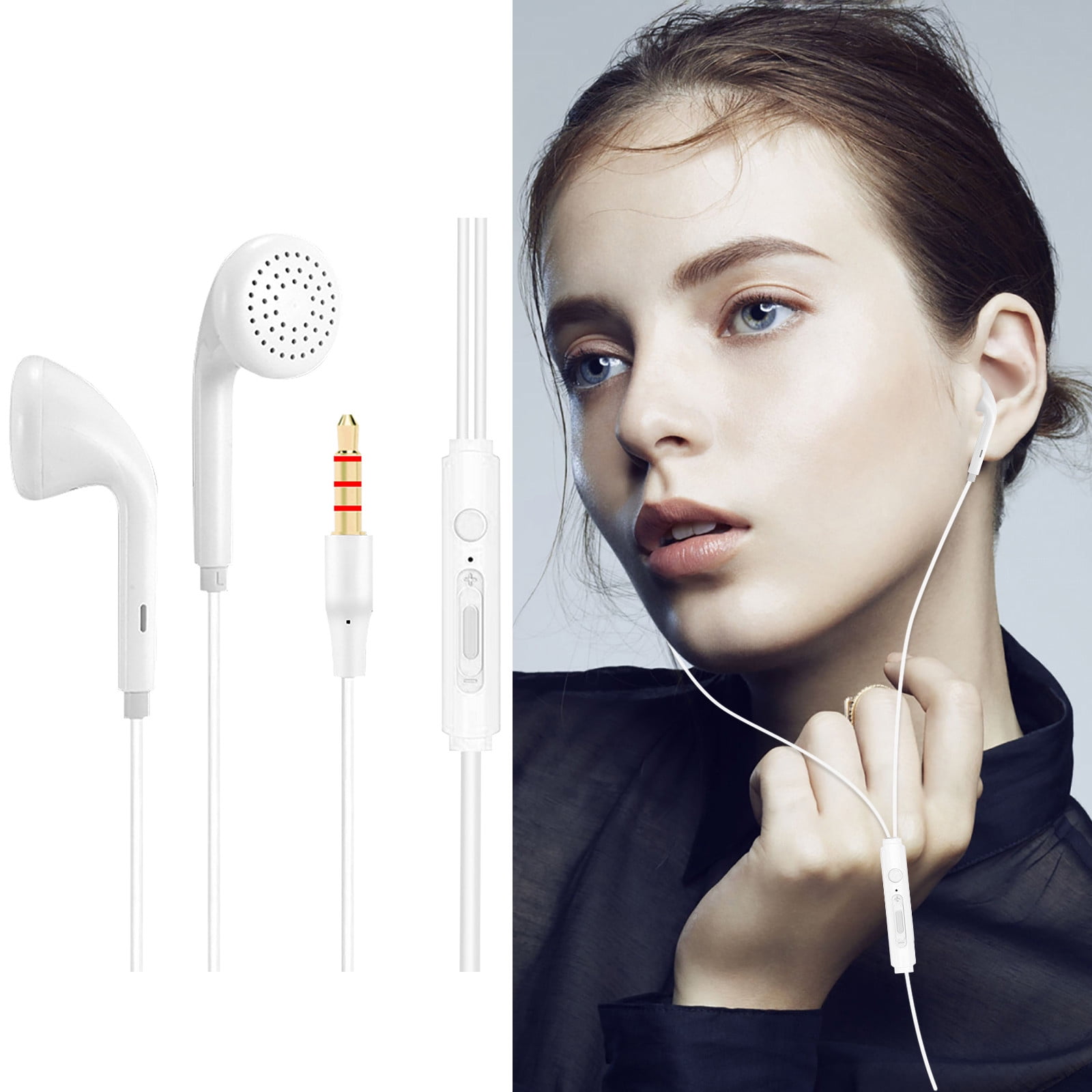 Furry Headphones Headphones Microphone Gaming Wire Mh-73a4b Ear Phones ...