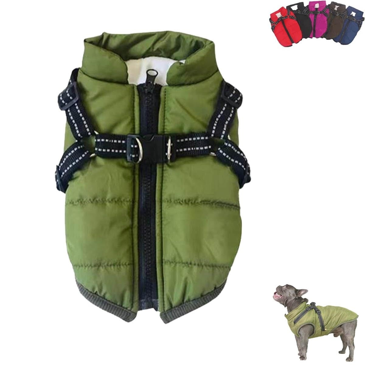 Furry King Dog Winter Coat, Furry King Dog Jacket, Furryking 3 in 1 ...