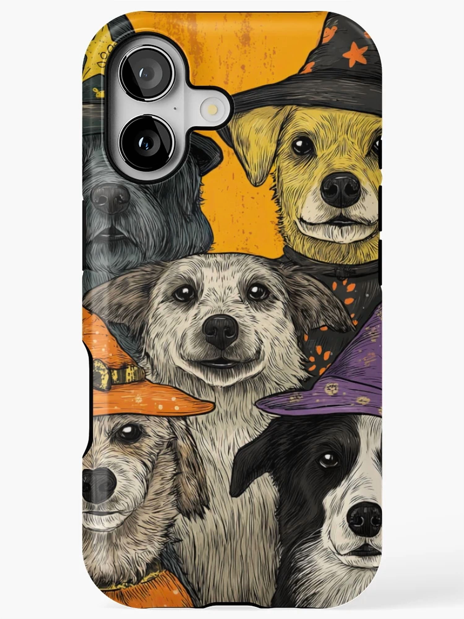 Furry Pals in Eerie Season Outfits Case for 11/12/13/14/15/16 Pro Max ...