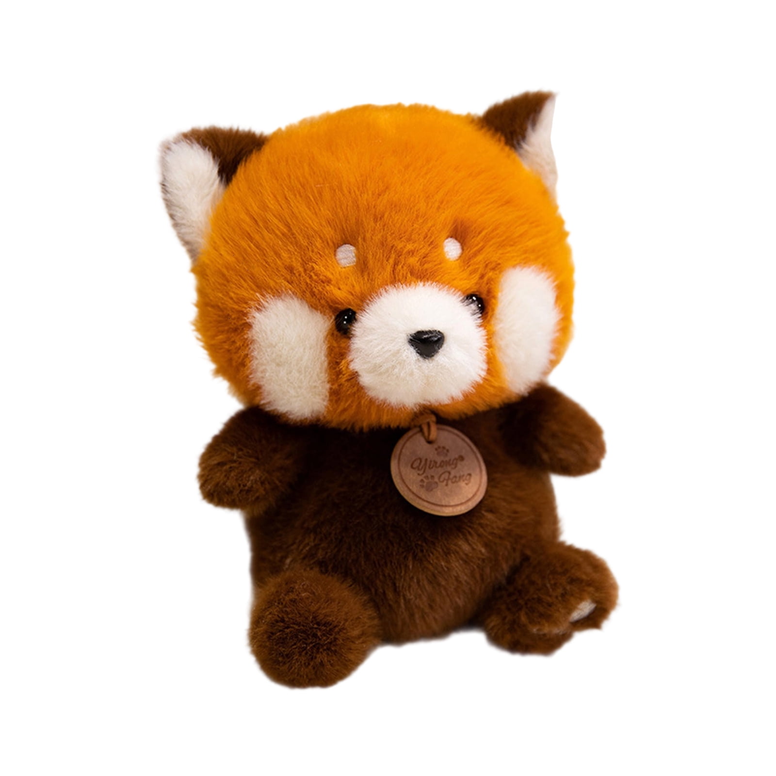 Furry Panda Plush Dolls Kitten Toy Furry Stuffed Toy Cuddle Toy for ...