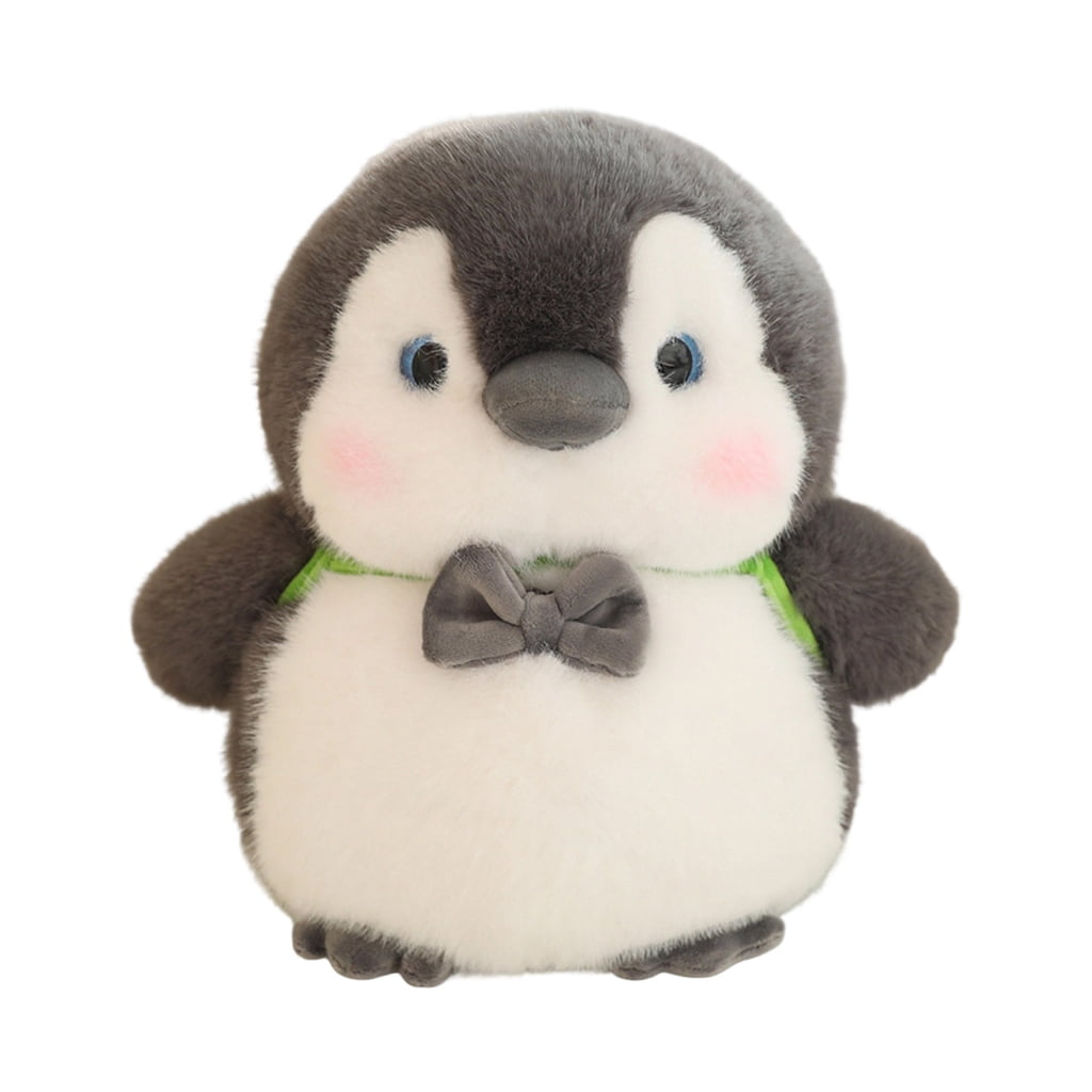 Furry Penguins Stuffed Pillow Plush Toy Cuddle Doll Companion Toy for ...