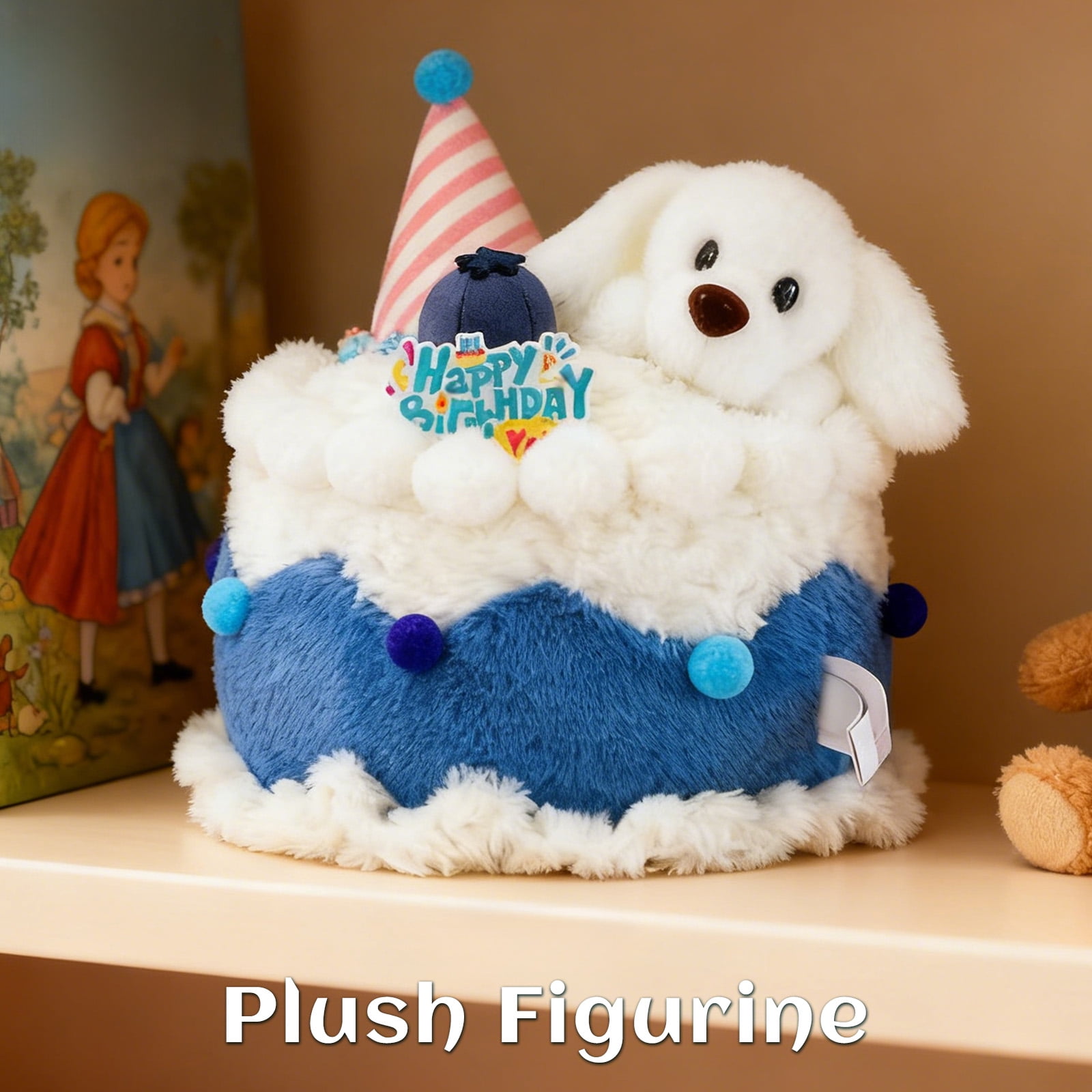 Furry Pets Happy Baking - Birthday Cake, Birthday Party Cone Hats ...