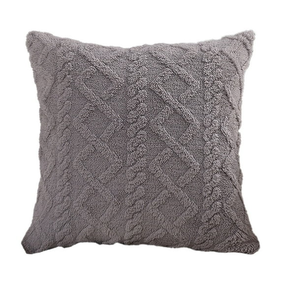 Furry Pillow Set Shu Velvet Living Room Sofa Cushion Office Backrest ...