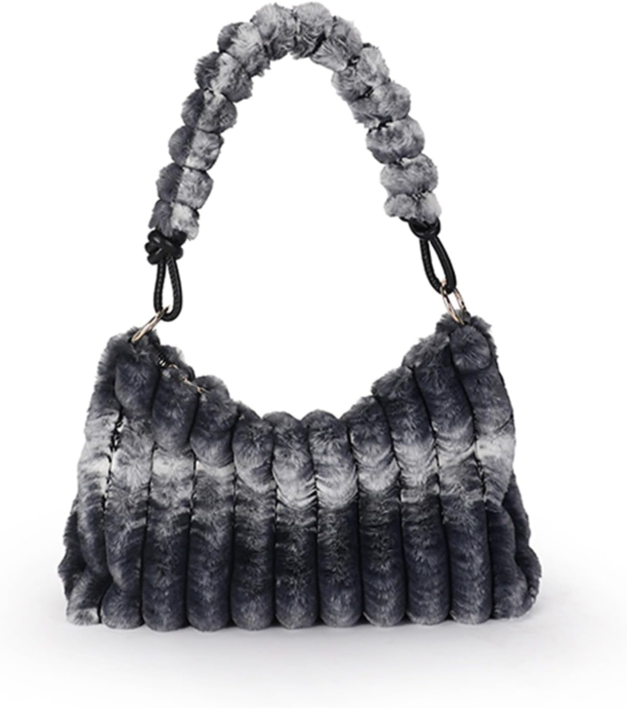 Furry Purse For Women Y2k Fluffy Shoulder Bag Faux Fur Purse Fuzzy Tote