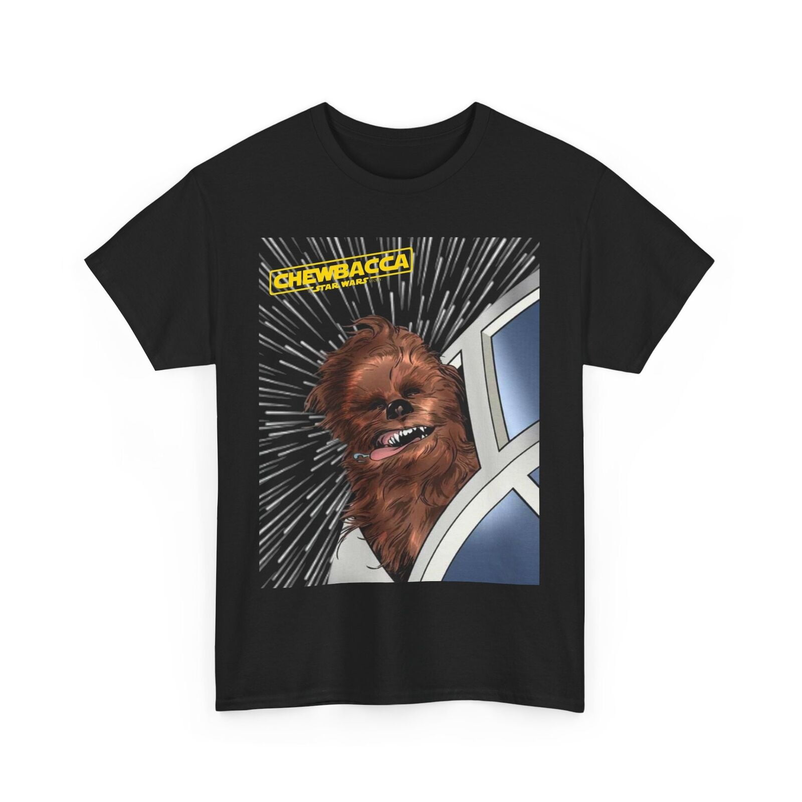 Furry Space Co-Pilot Shirt – Galactic Window Ride Funny Sci-Fi Tee ...