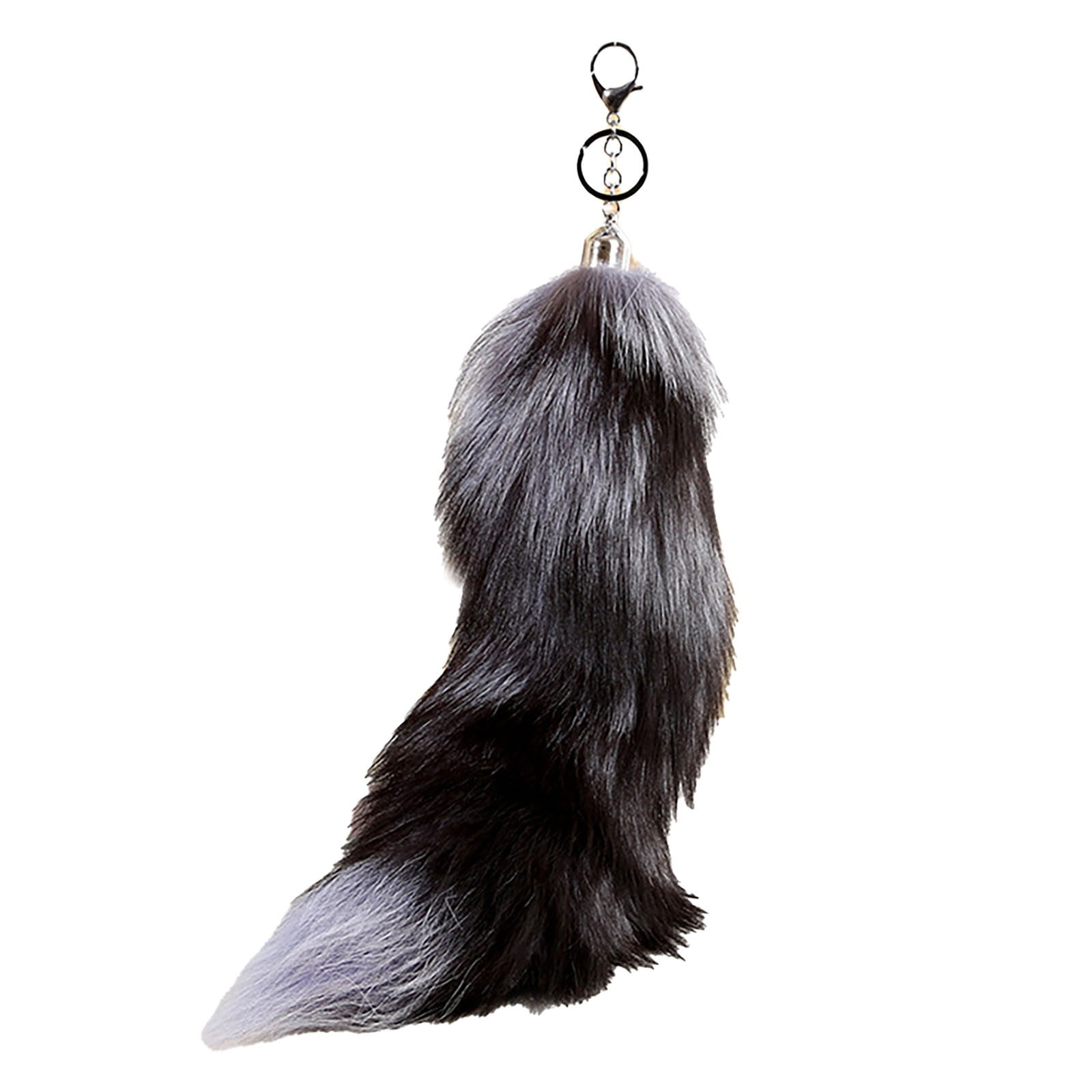 Furry Tail Keychain Hanger - Plush Fabric, Versatile Use & Lightweight ...